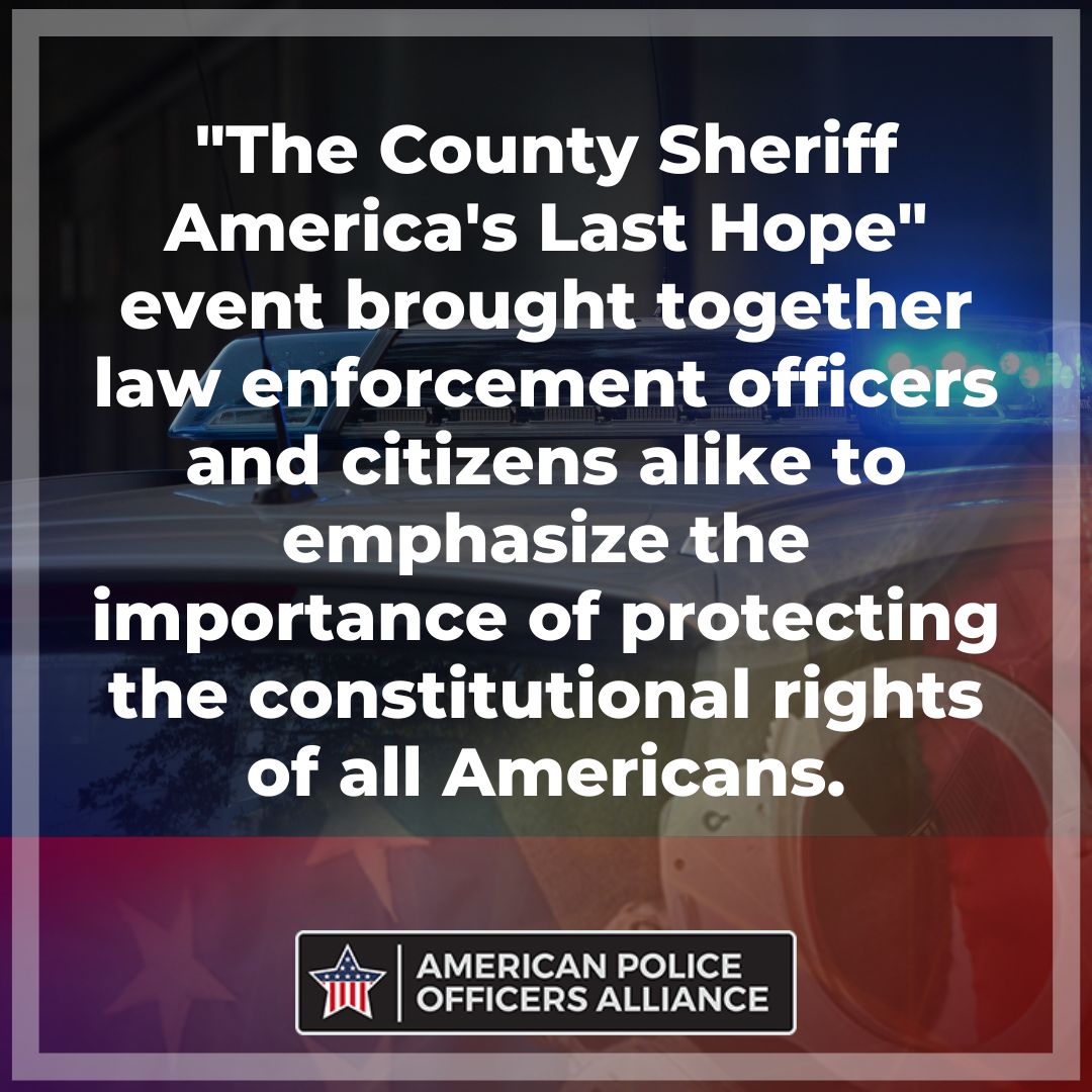 The County Sheriff: America's Last Hope For Justice And Protection